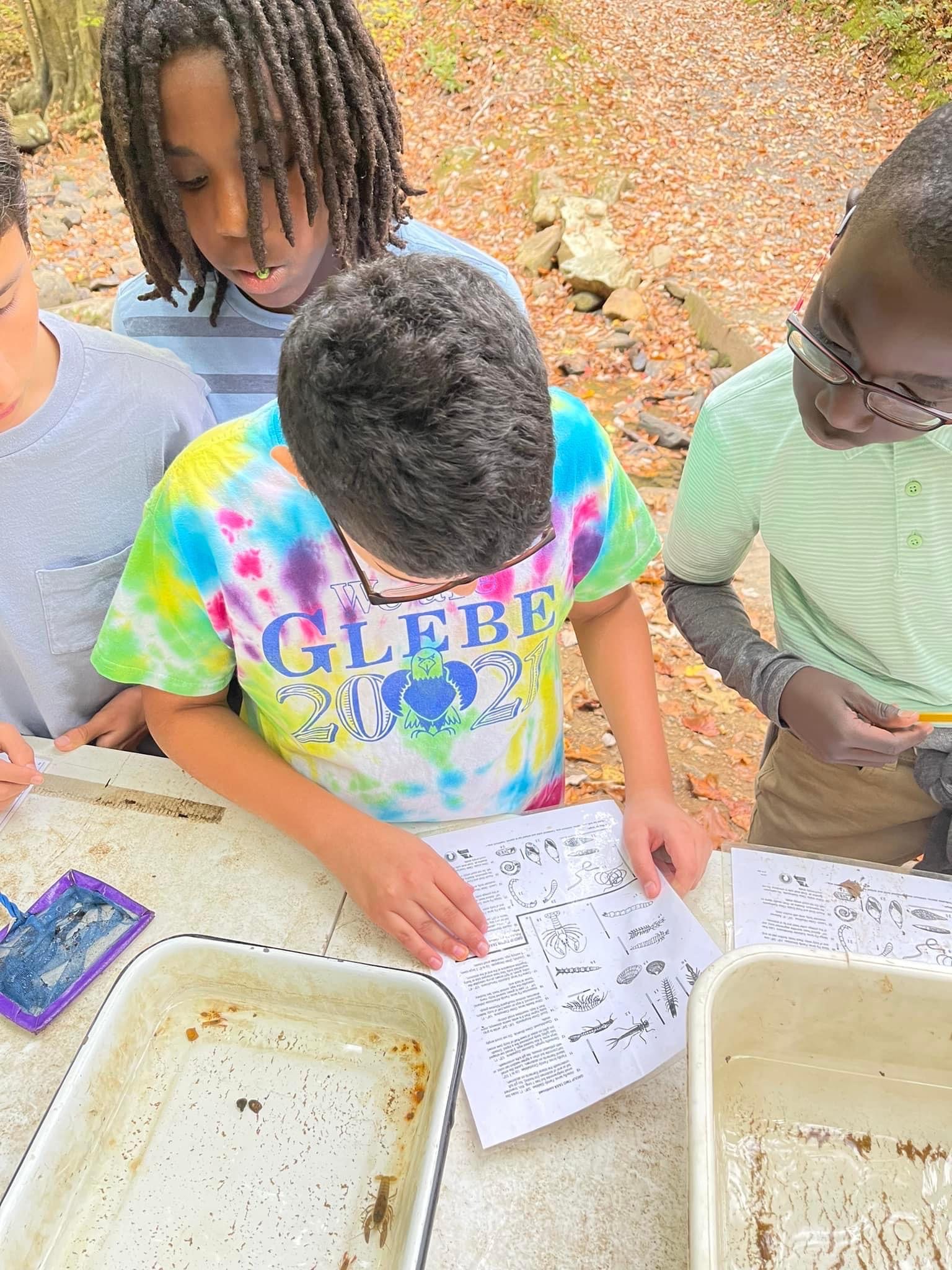 students-water-study - Arlington Outdoor Lab